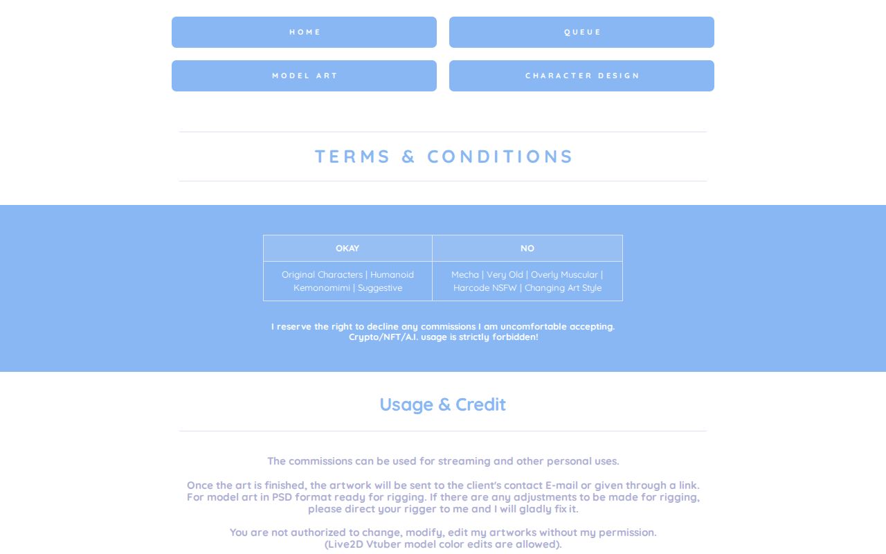 Sinnamon's Terms & Conditions